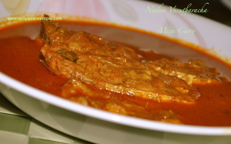 Varutharacha Meen Curry - Recipes are Simple