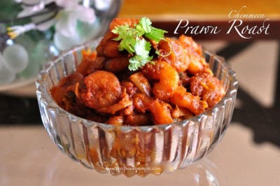 Kerala Style Prawn Roast - 'Chemmeen Roast'