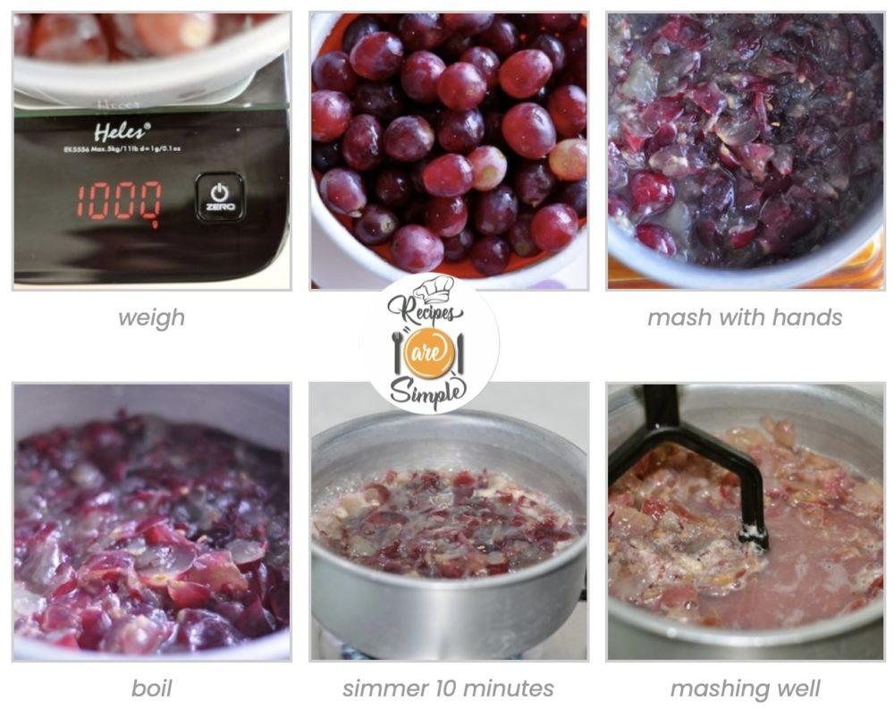 Grape Squash / Grape Cordial - Recipes are Simple