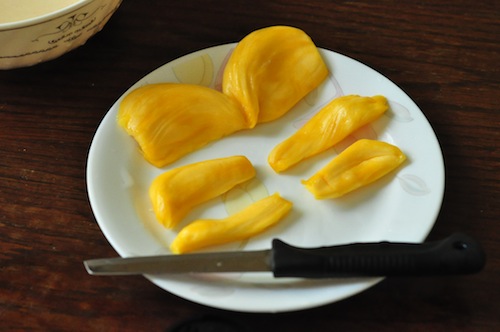 Jackfruit Fritters - Chakkapazham Pori - Cempedak Goreng - Recipes