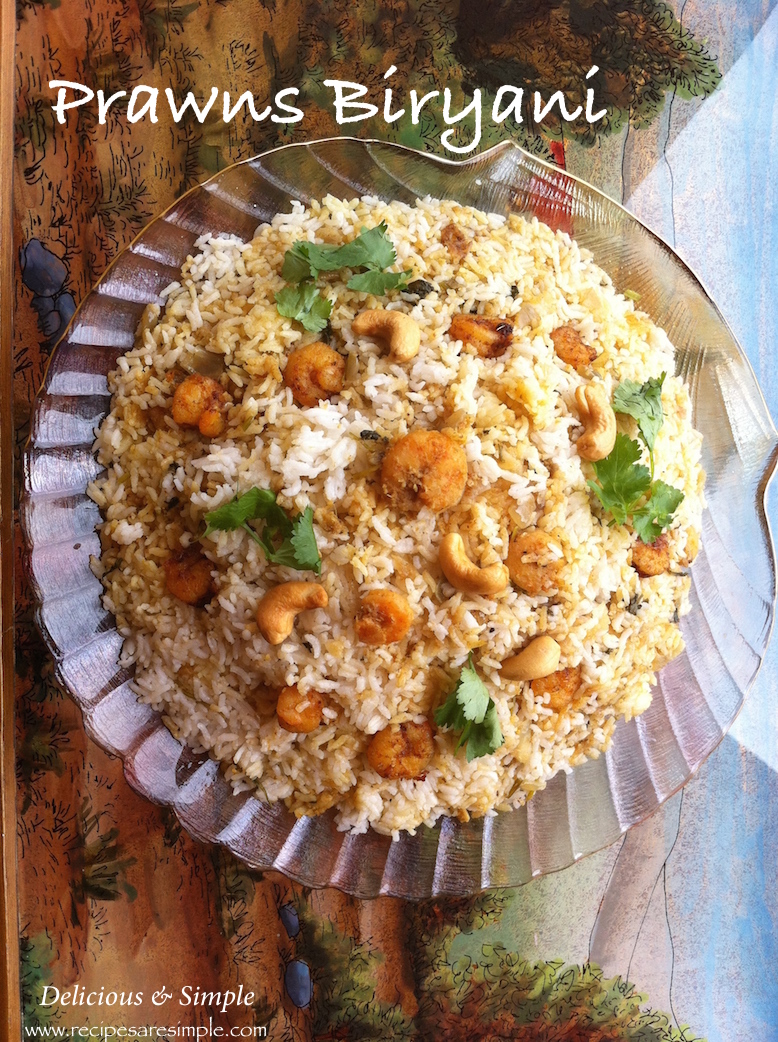Prawns Biryani - Shrimp Biriyani - Recipes 'R' Simple