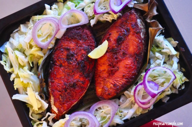 Tandoori Fish Fry | Fish Fried with Tandoori Masala | Recipes 'R' Simple
