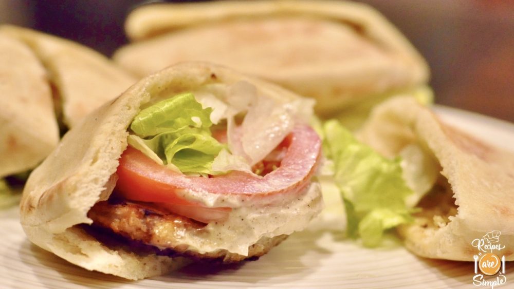 Arabian Pita Burger - Recipes are Simple
