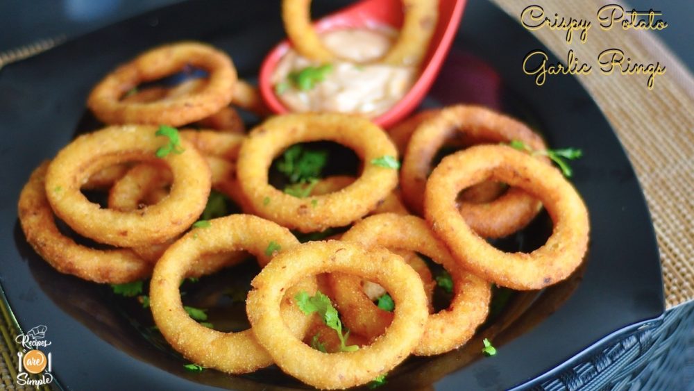 Crispy Potato Garlic Rings - Recipes are Simple