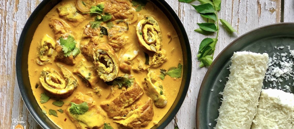 Egg Omelette Curry - A simple breakfast curry - Recipes are Simple