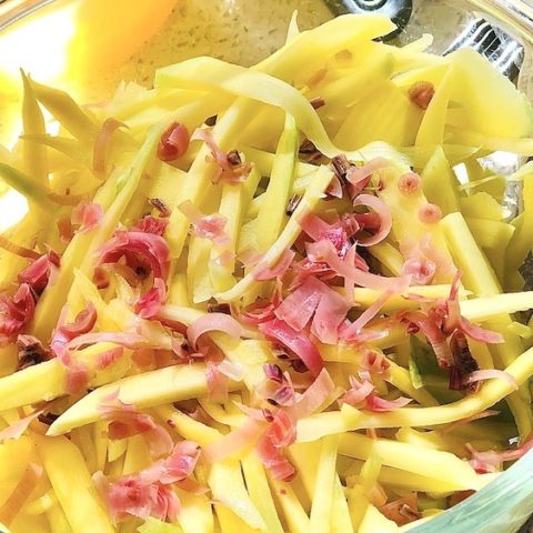 Raw Mango Salad (with Torch Ginger) - Recipes are Simple